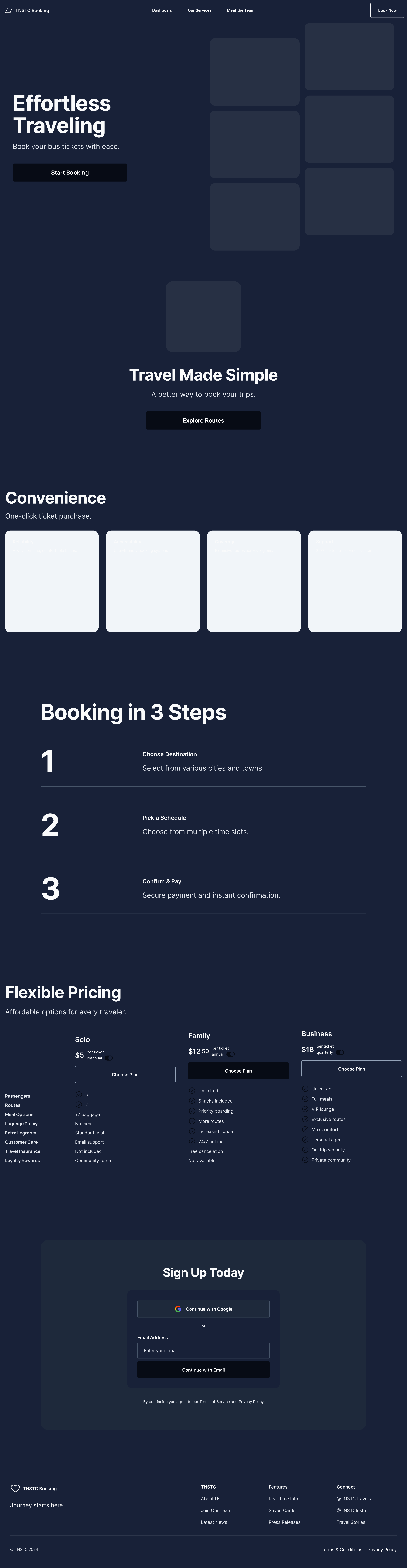 Bus ticket booking revolution website - Musho.ai